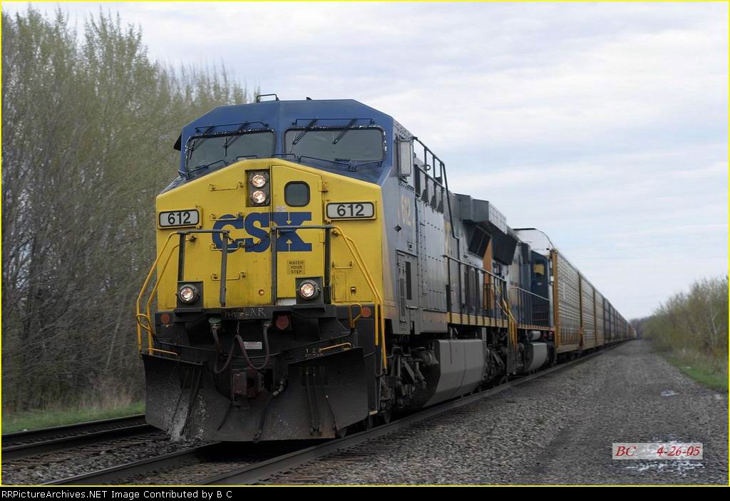 CSX 612 @ Central Av. 04/26/2005